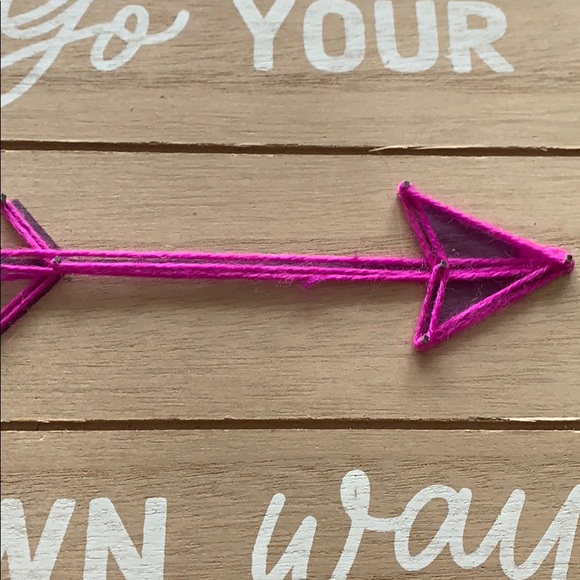 Wall Decor | Go Your Own Way Arrow Sign | Poshmark